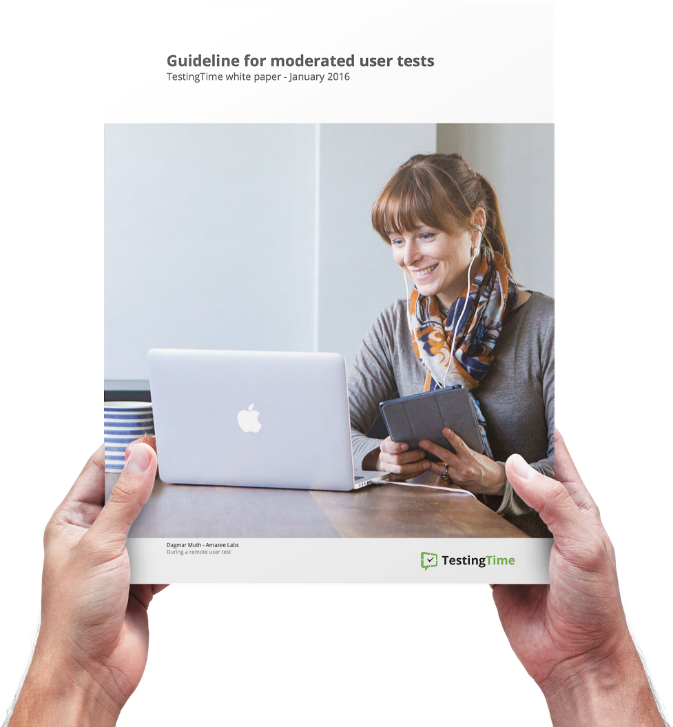 Guideline to moderated user testing | TestingTime